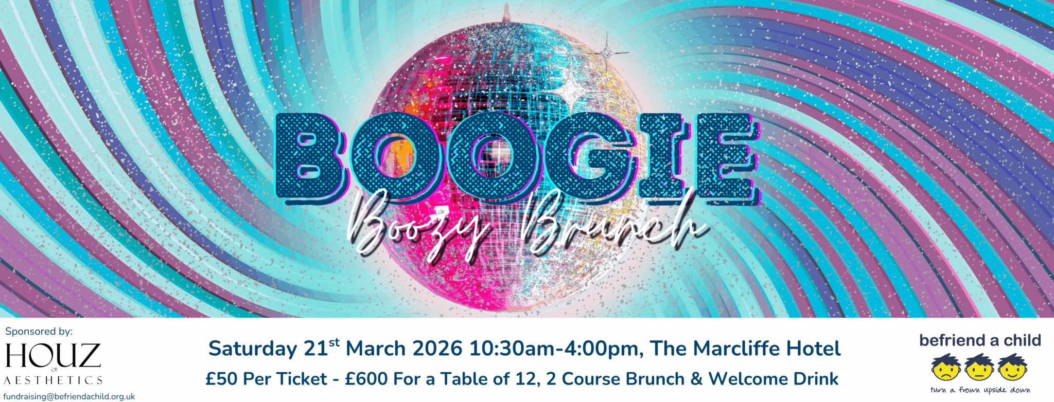 Befriend a Child announces the launch of its Boogie Boozy Brunch ...